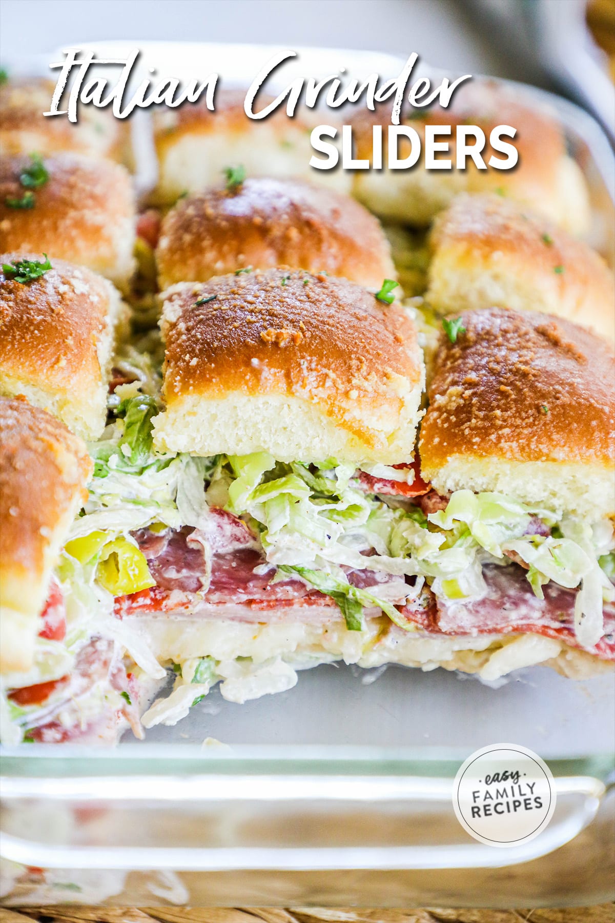 Italian Grinder Sliders · Easy Family Recipes