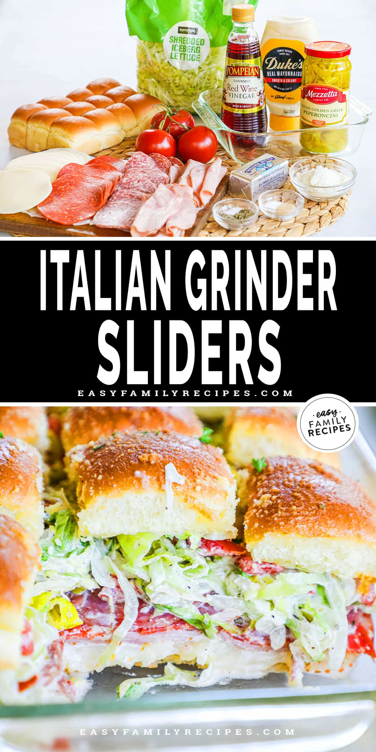 Italian Grinder Sliders · Easy Family Recipes