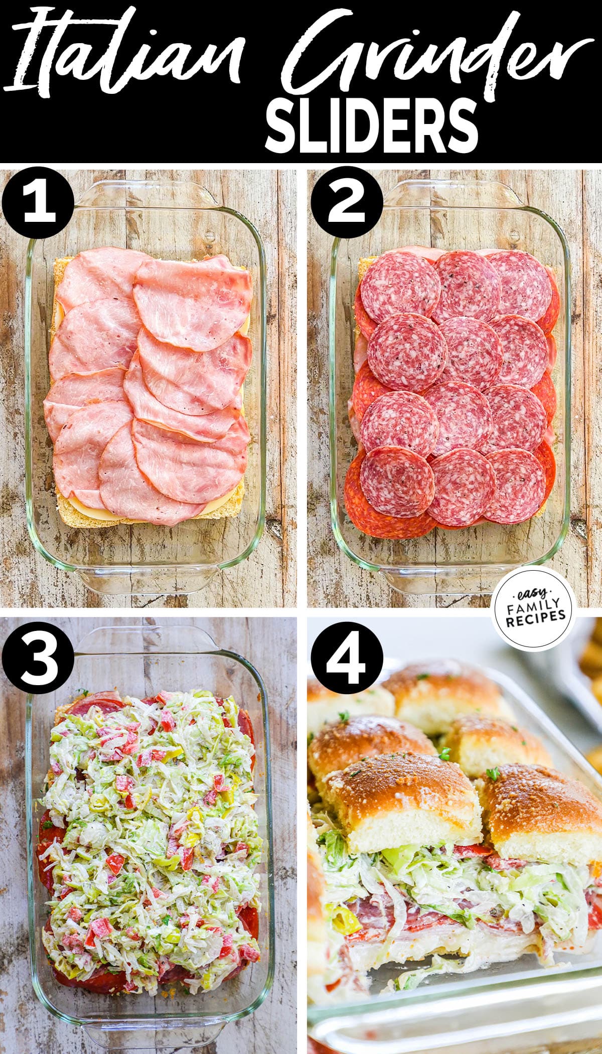 Italian Grinder Sliders · Easy Family Recipes