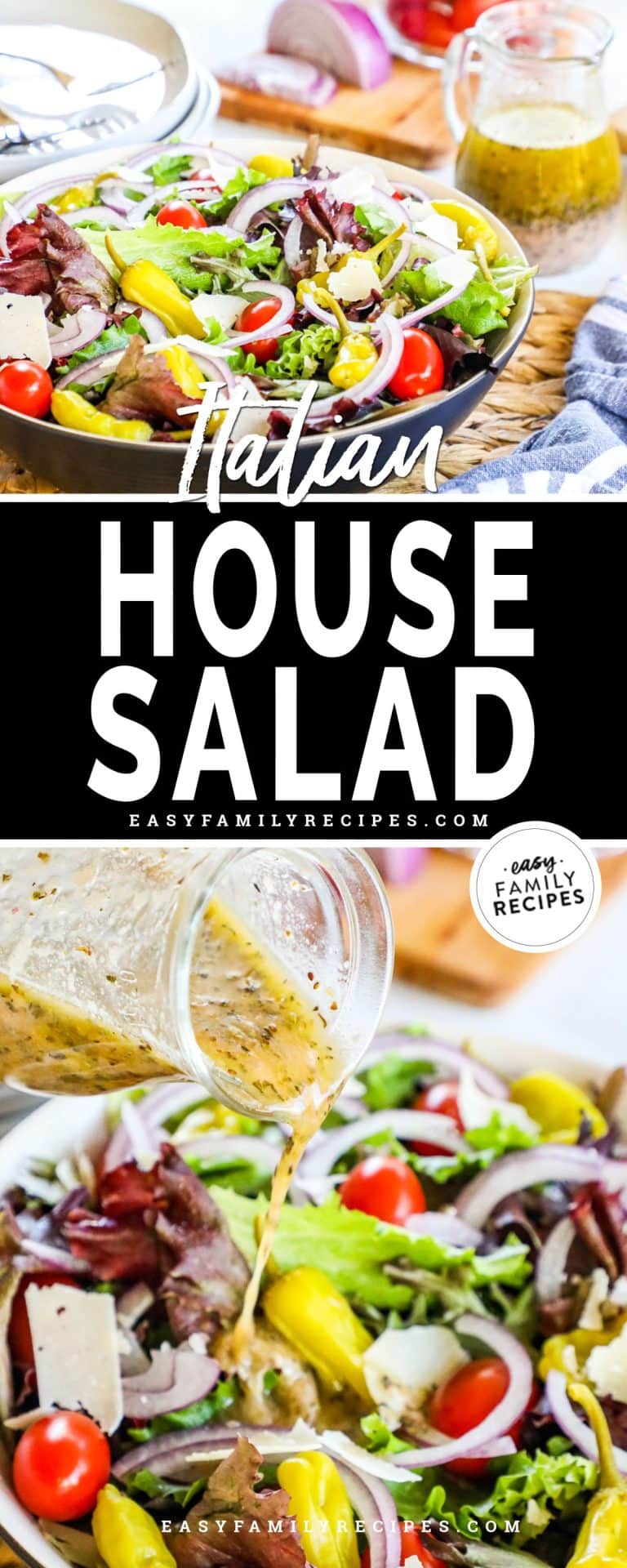 Restaurant-Style Italian House Salad | Easy Family Recipes