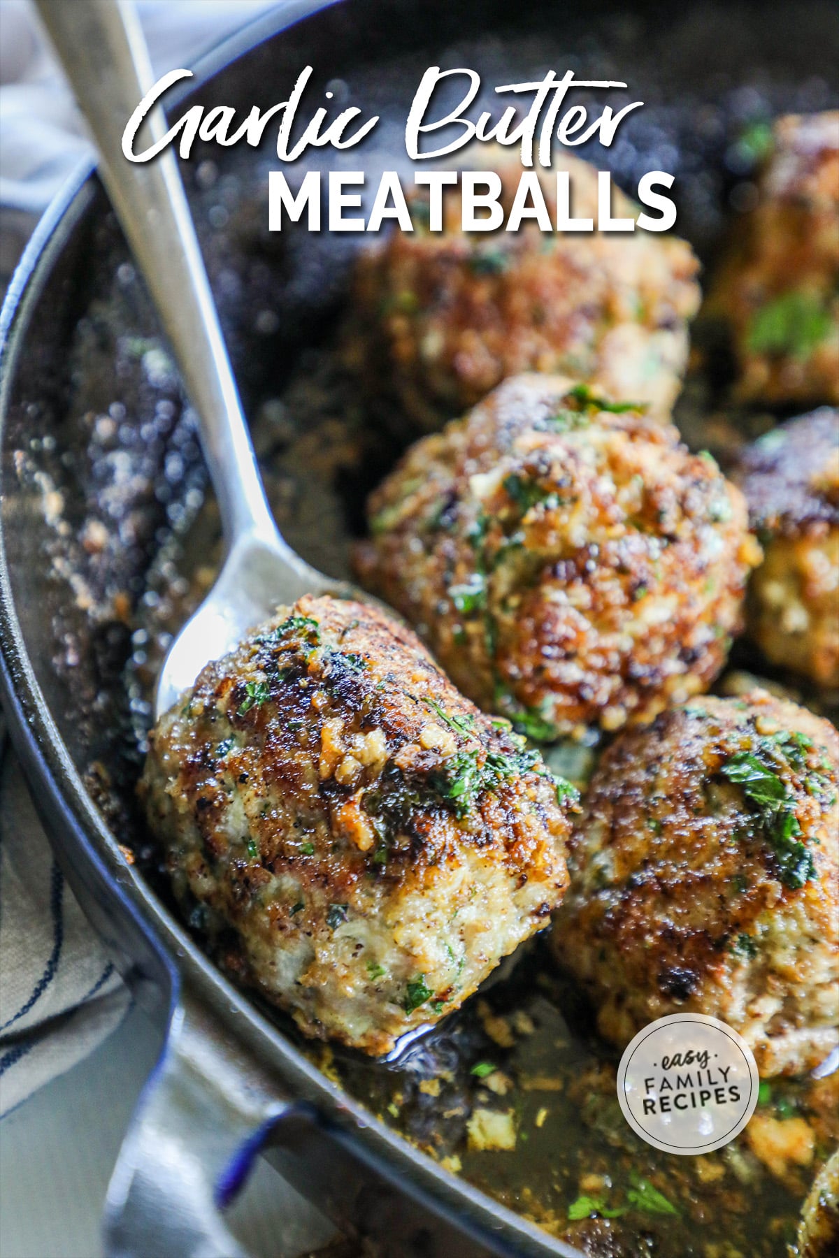 Garlic Butter Meatballs · Easy Family Recipes