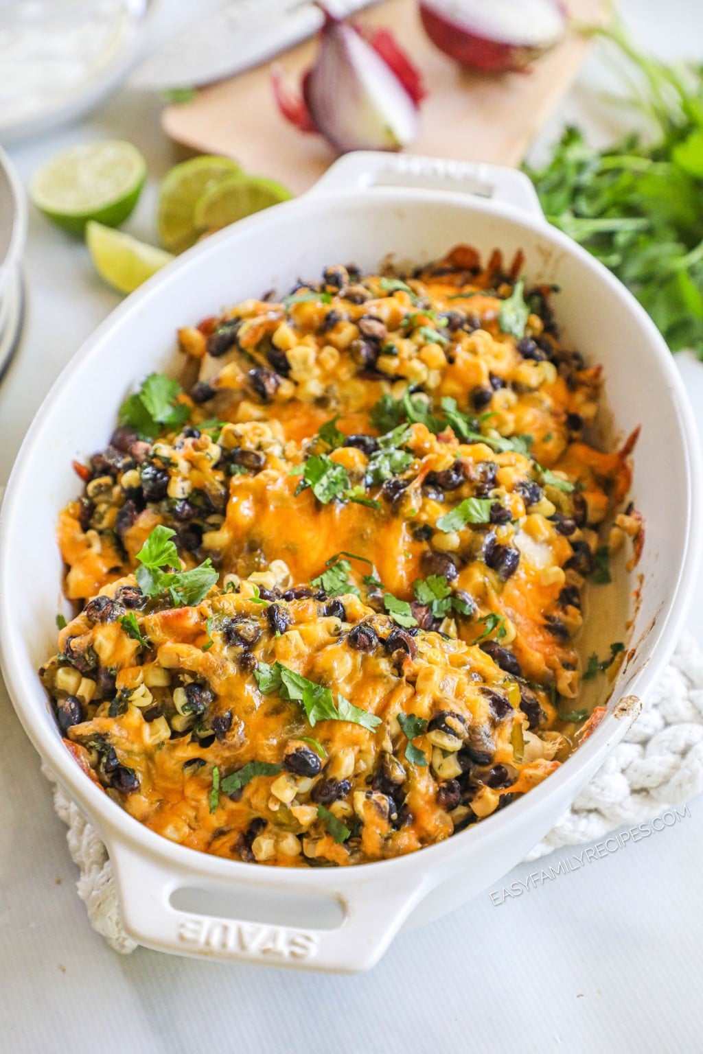 Black Bean Chicken Bake · Easy Family Recipes