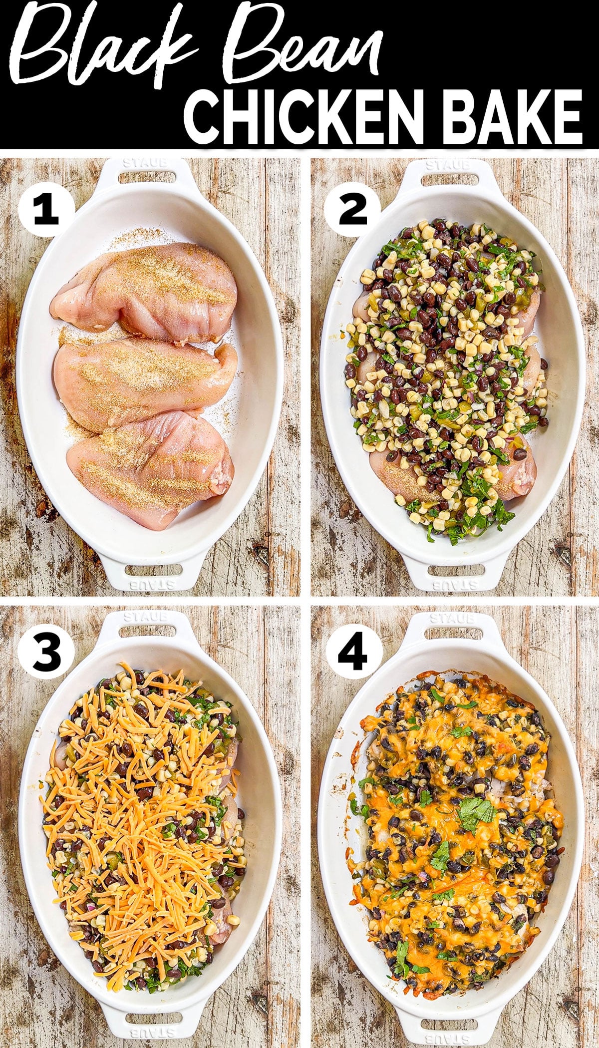 Black Bean Chicken Bake · Easy Family Recipes