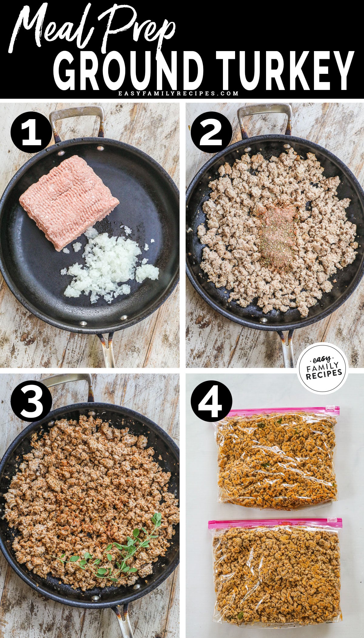 Ground Turkey Fried Rice · Easy Family Recipes