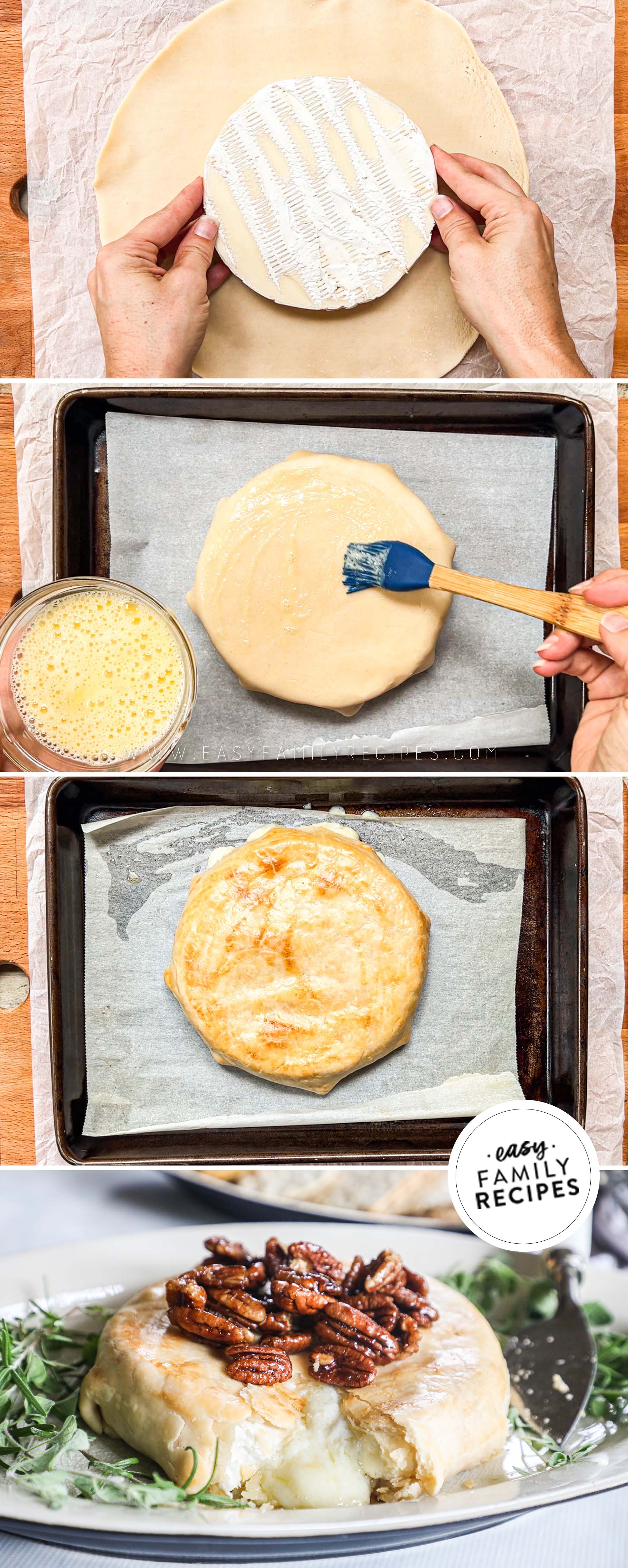 Baked Brie in Pie Crust · Easy Family Recipes