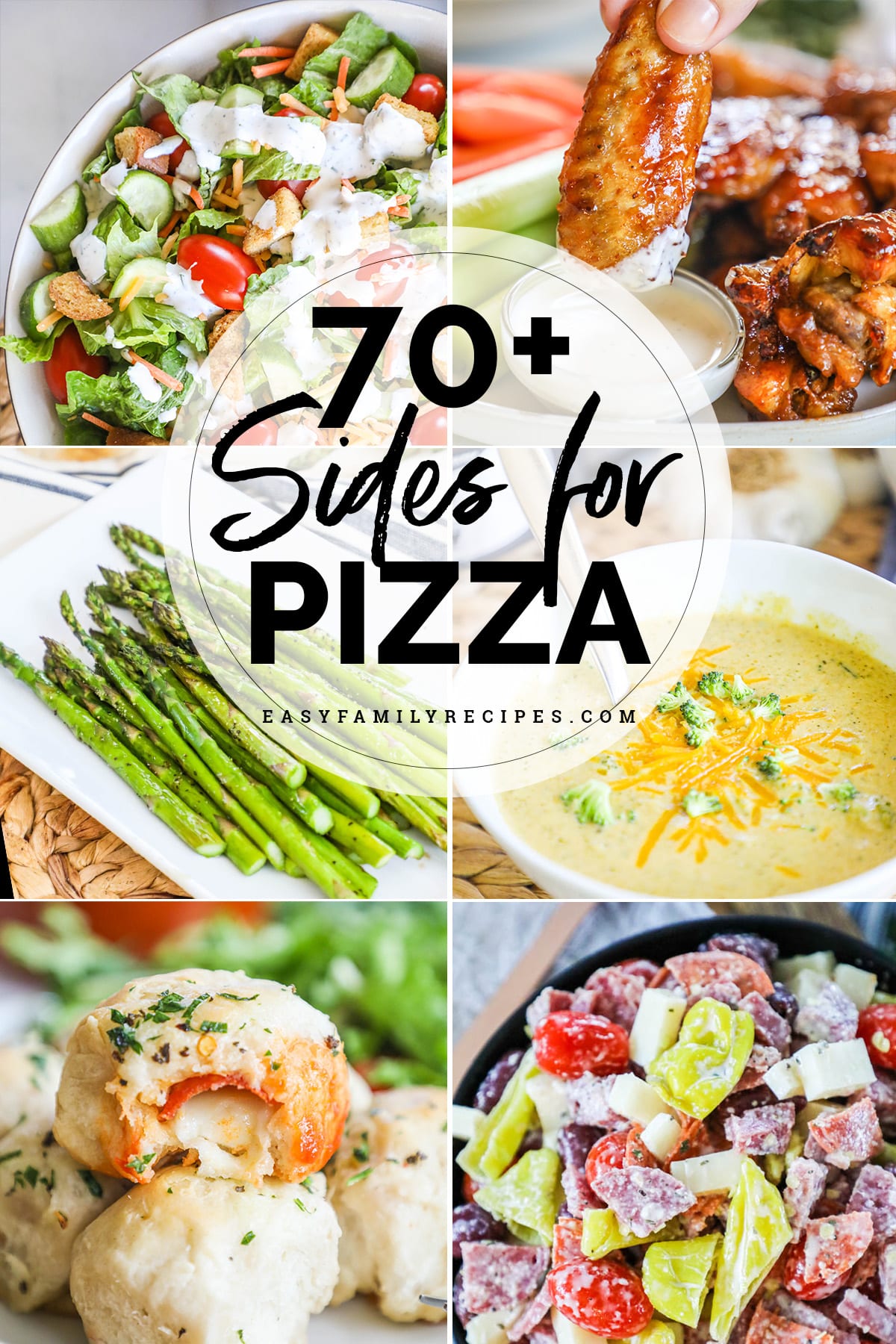 72+ Sides for Pizza (for Pizza Night, Pizza Party, or any occasion!)