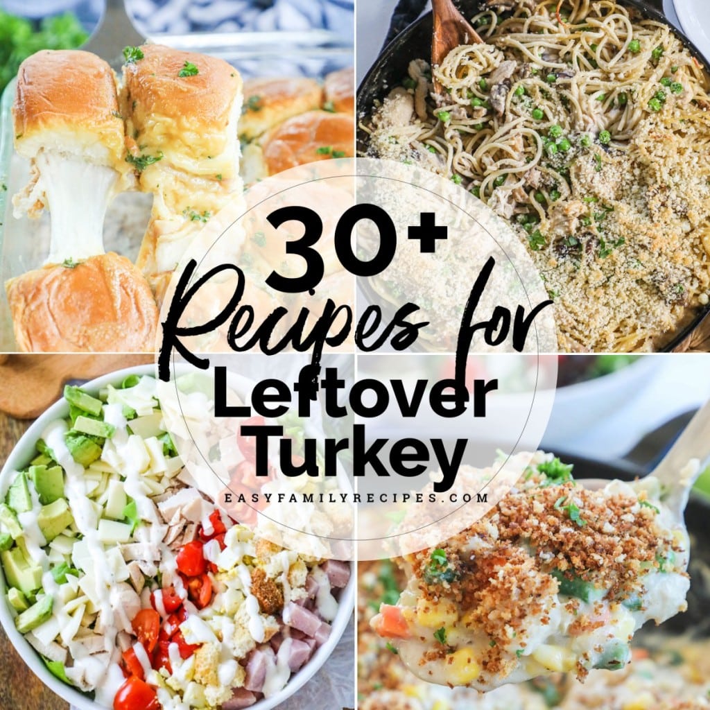 30+ Easy and Delicious Leftover Turkey Recipes · Easy Family Recipes