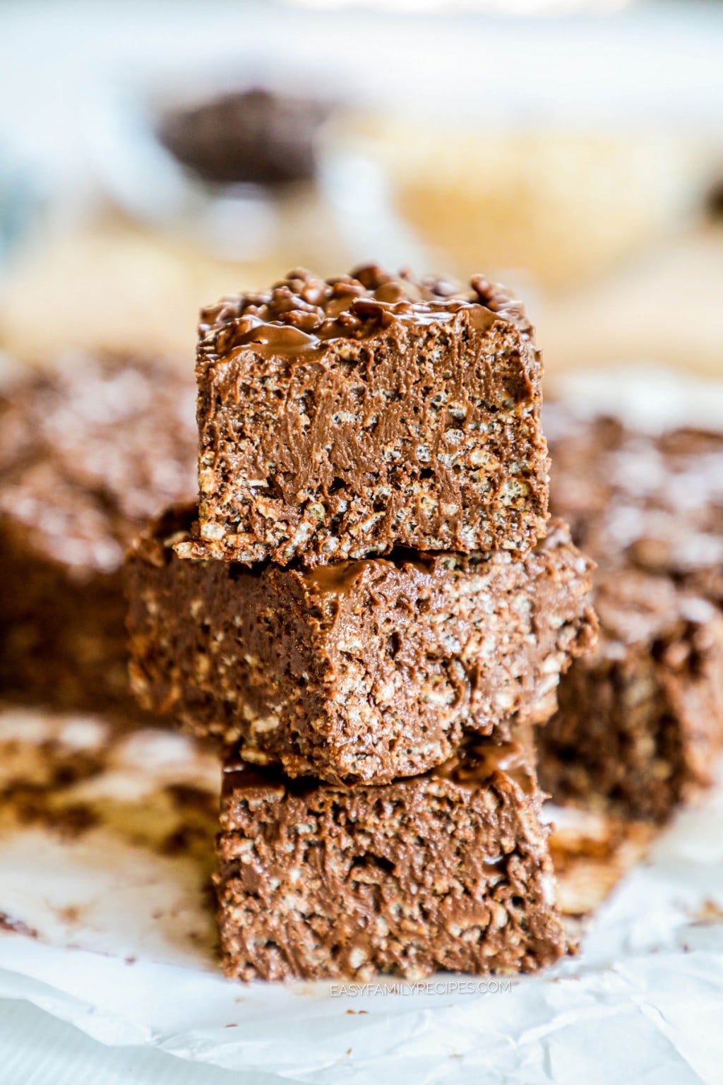 Dark Chocolate Crunch Bars · Easy Family Recipes