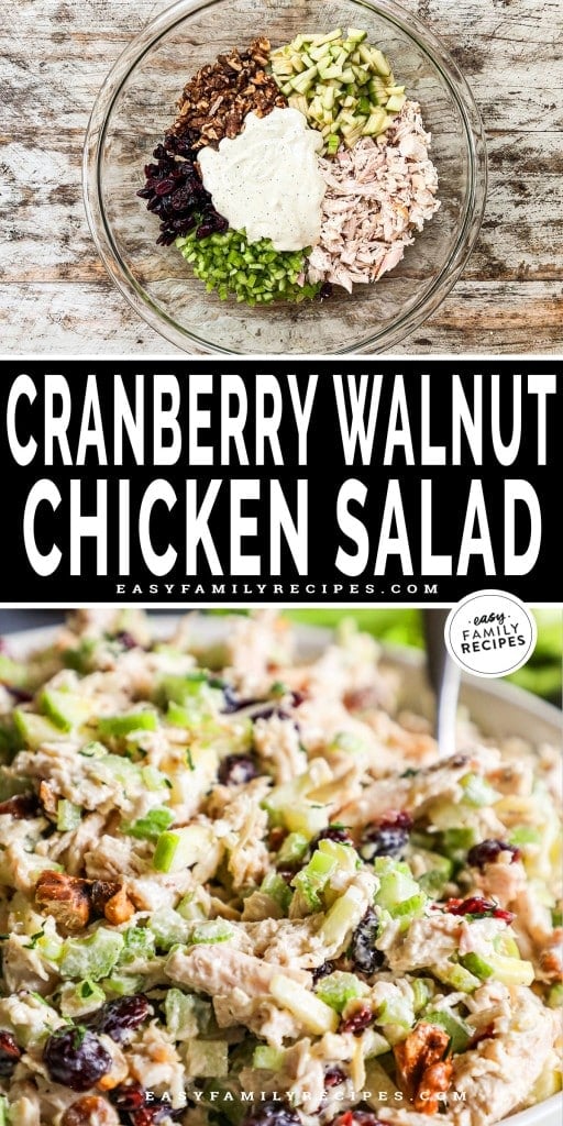 Cranberry Walnut Chicken Salad · Easy Family Recipes