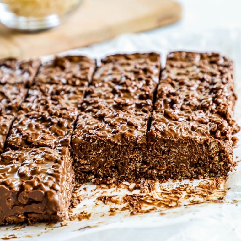 Dark Chocolate Crunch Bars · Easy Family Recipes