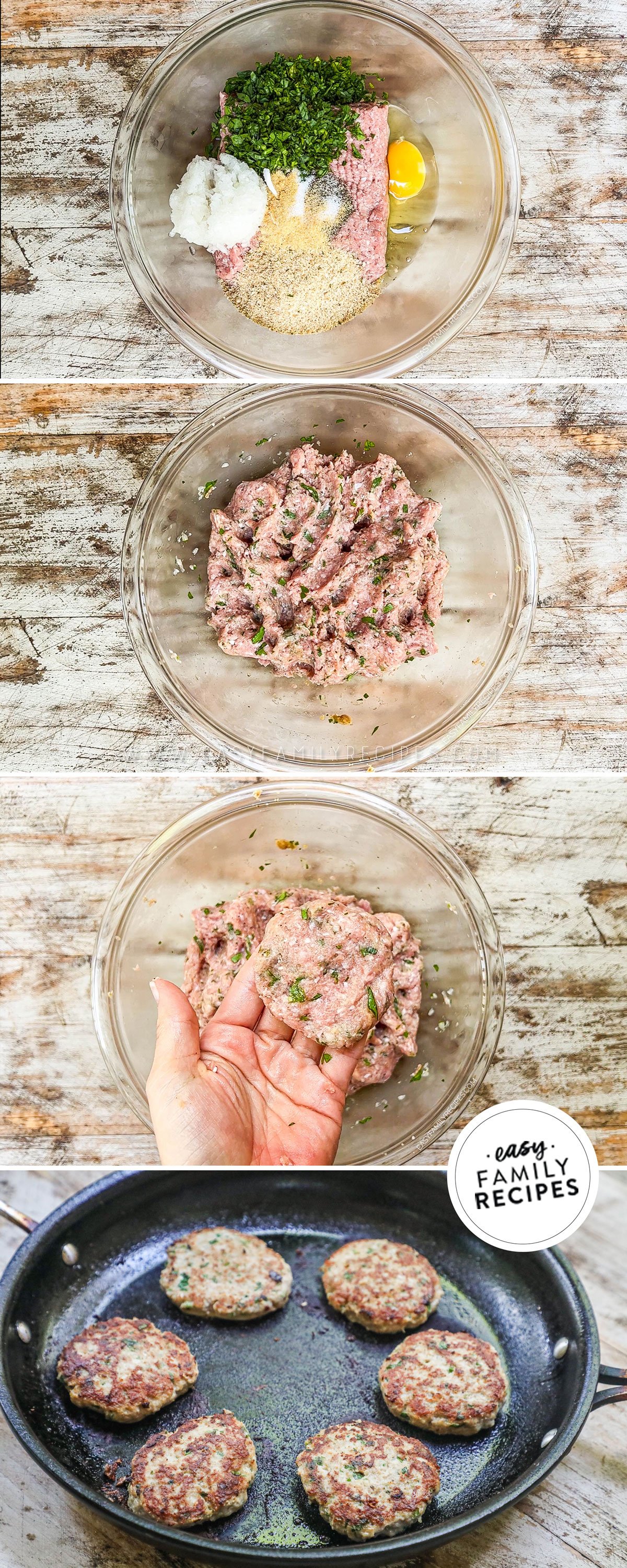 Ground Turkey Patties · Easy Family Recipes