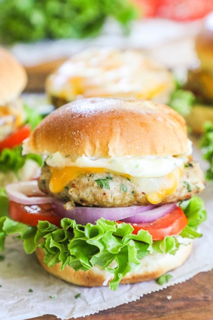 Turkey Burger Sliders · Easy Family Recipes