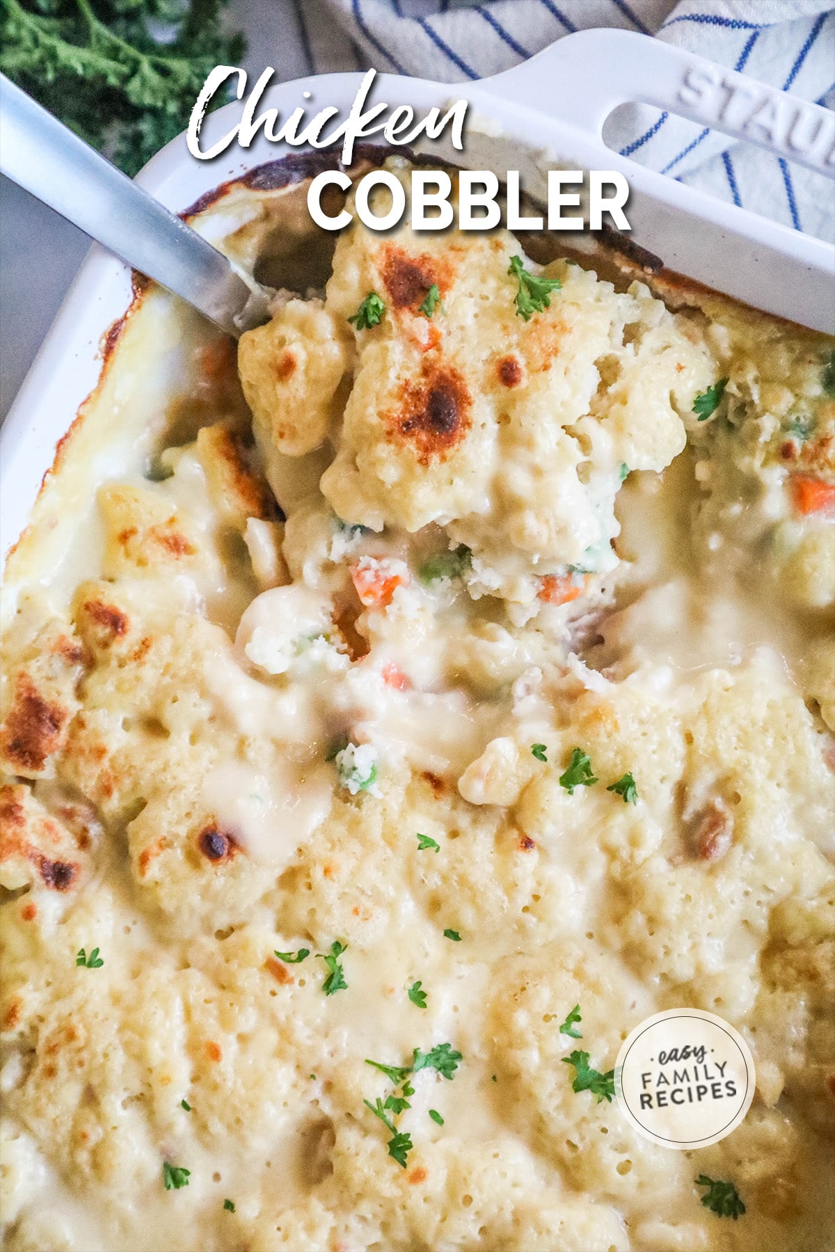 Chicken Cobbler (Viral Recipe!) · Easy Family Recipes