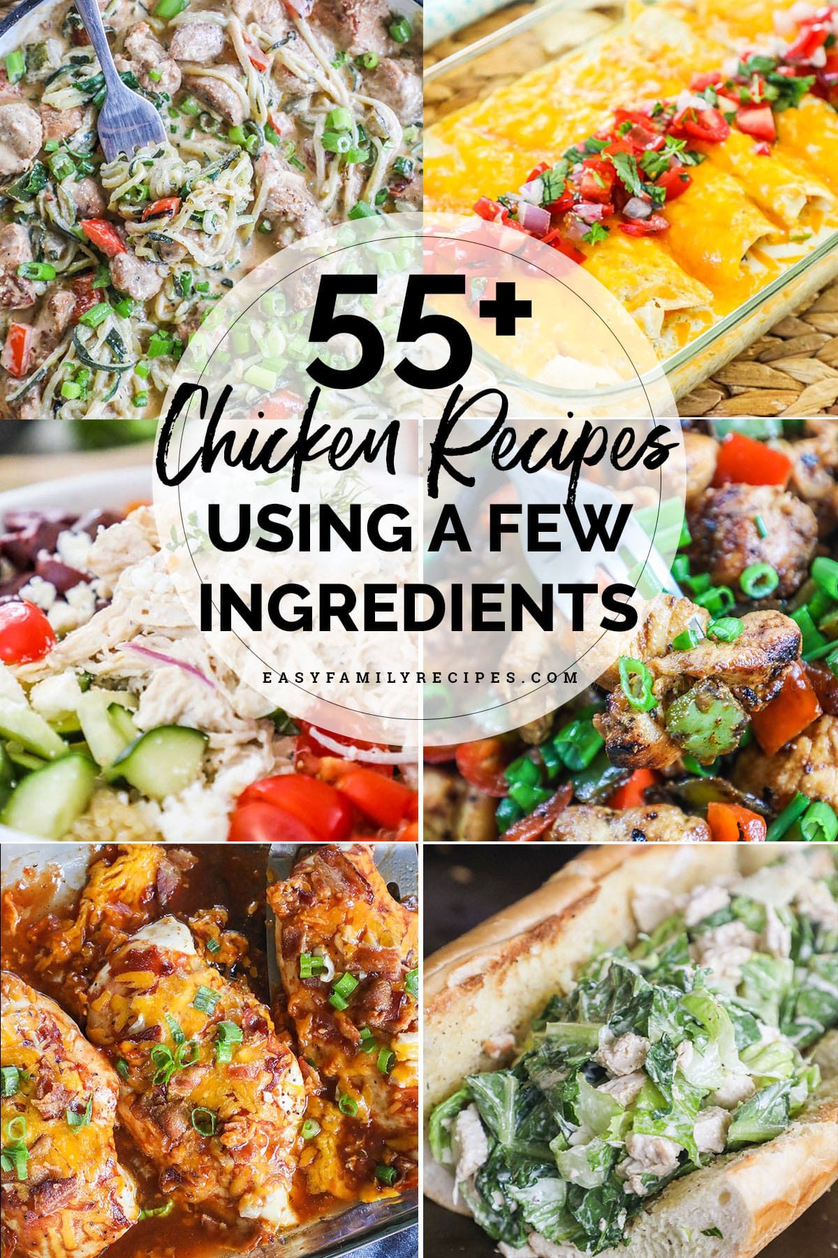 55+ Easy Chicken Recipes with a Few Ingredients to make for Dinner ...