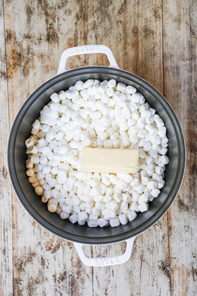 Salted Caramel Rice Krispie Treats · Easy Family Recipes