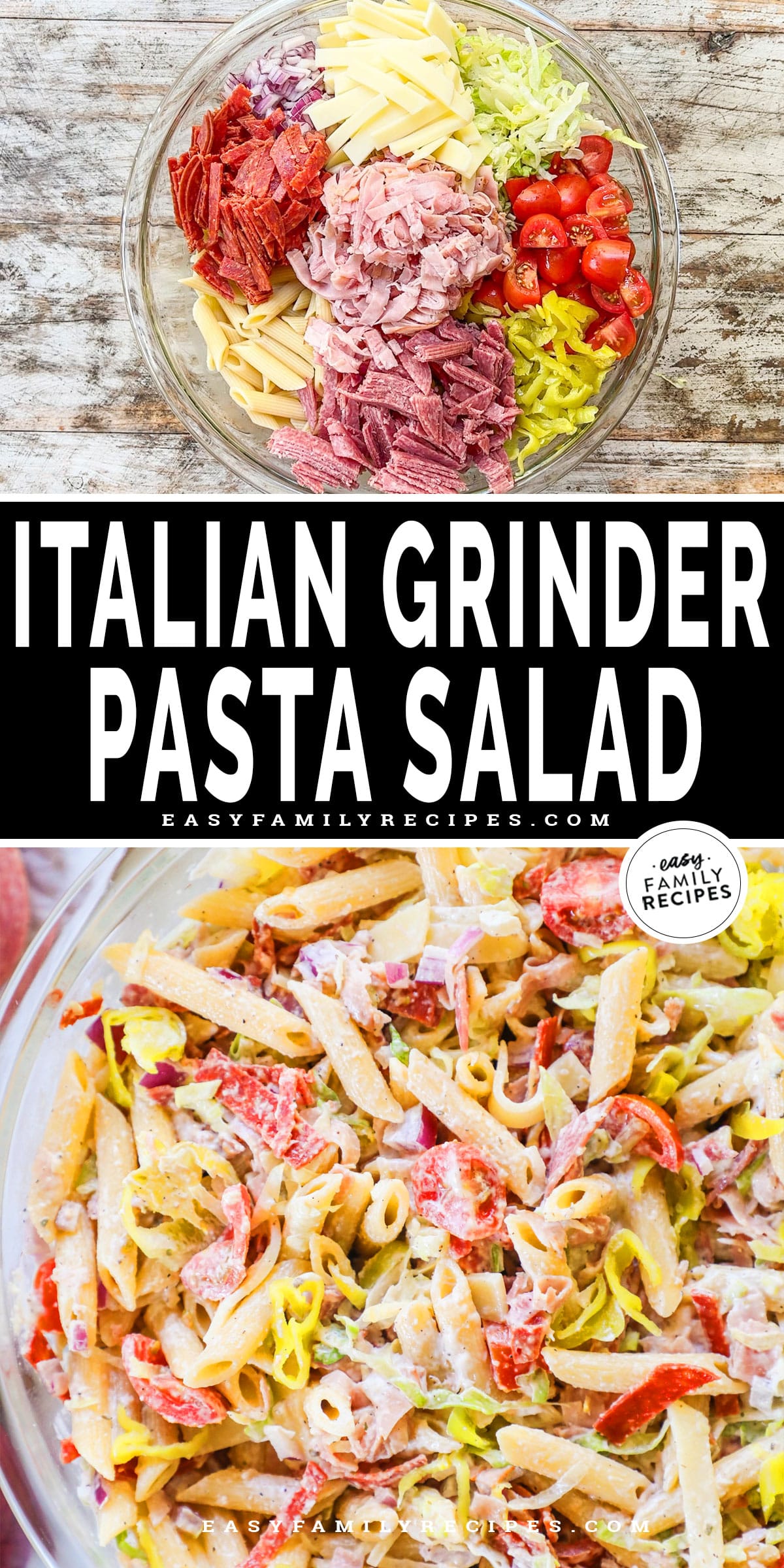 Italian Grinder Pasta Salad · Easy Family Recipes