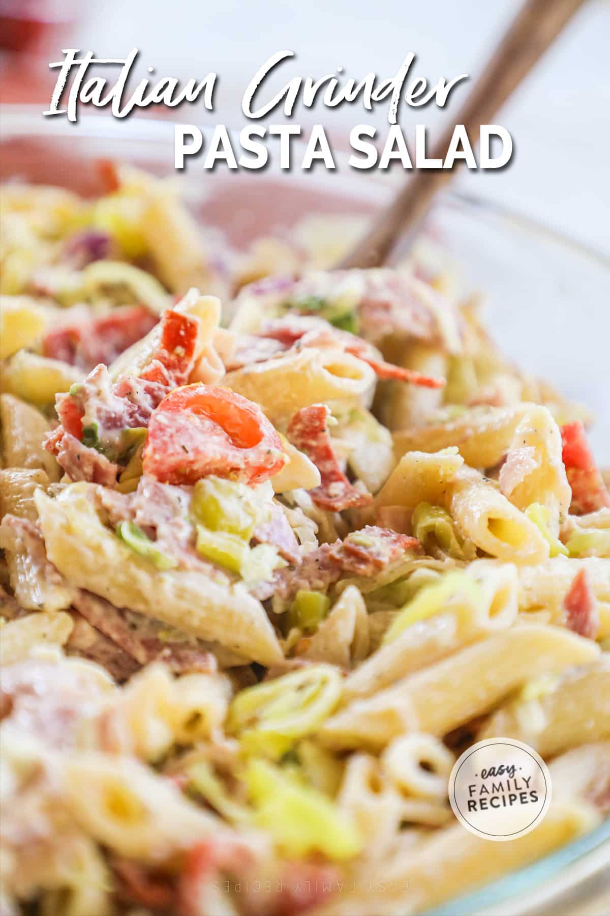 Italian Grinder Pasta Salad · Easy Family Recipes