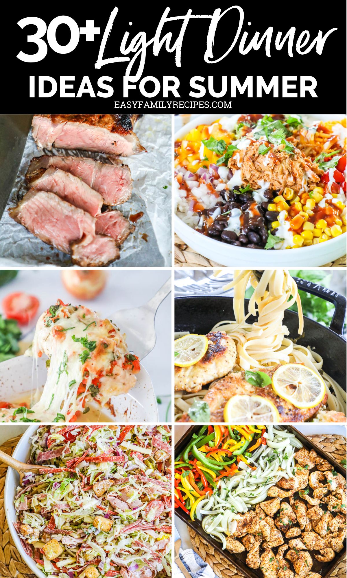 30+ Light Dinner Ideas for Summer · Easy Family Recipes
