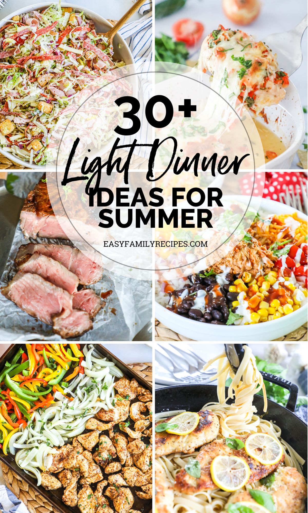 30+ Light Dinner Ideas for Summer · Easy Family Recipes