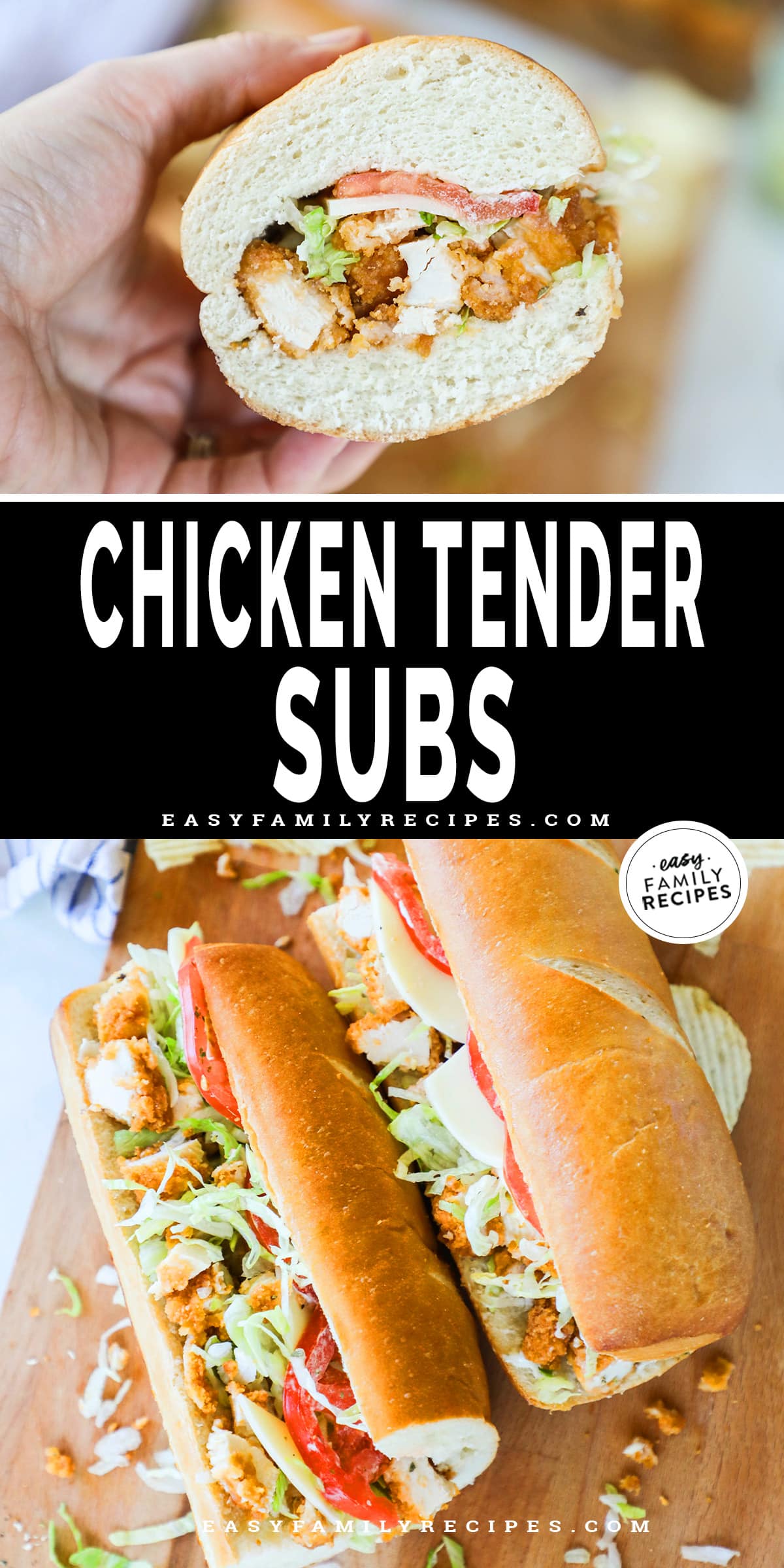 Chicken Tender Subs · Easy Family Recipes