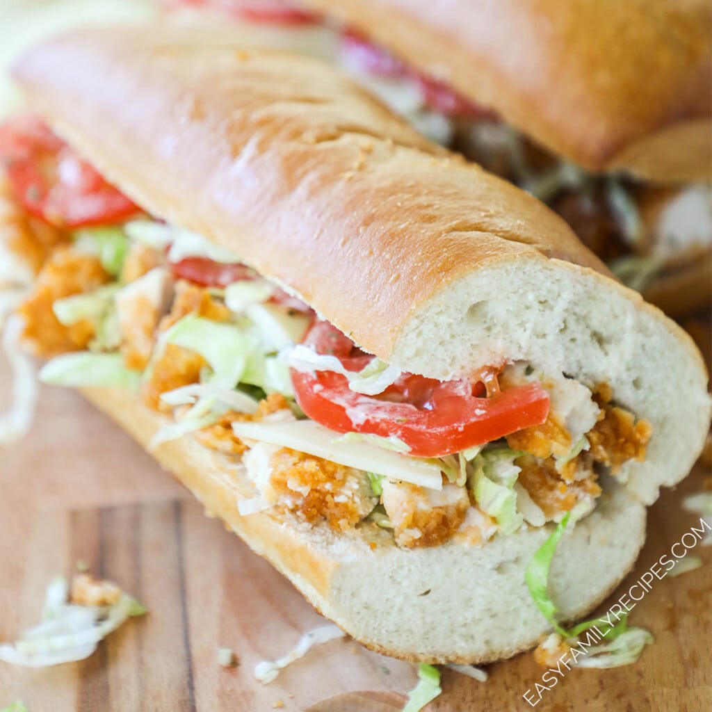 Chicken Tender Subs · Easy Family Recipes
