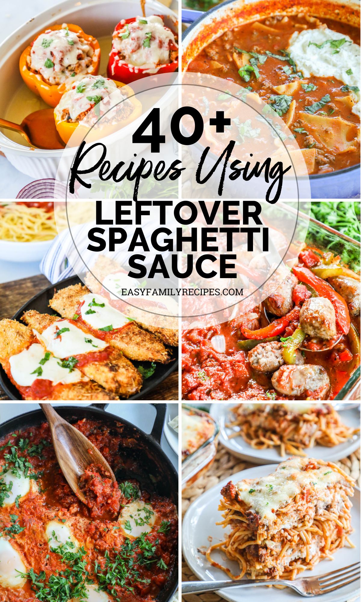 40+ Delicious Recipes to Make with Leftover Spaghetti Sauce!