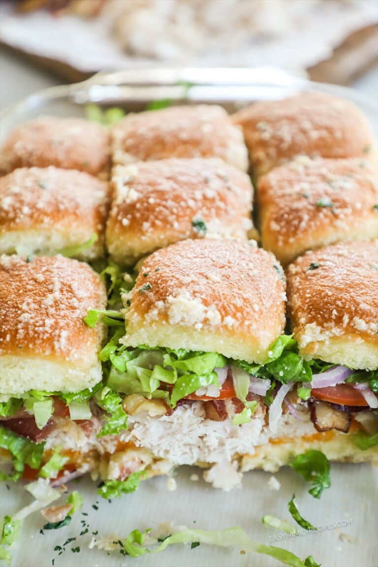 Turkey Club Sliders · Easy Family Recipes