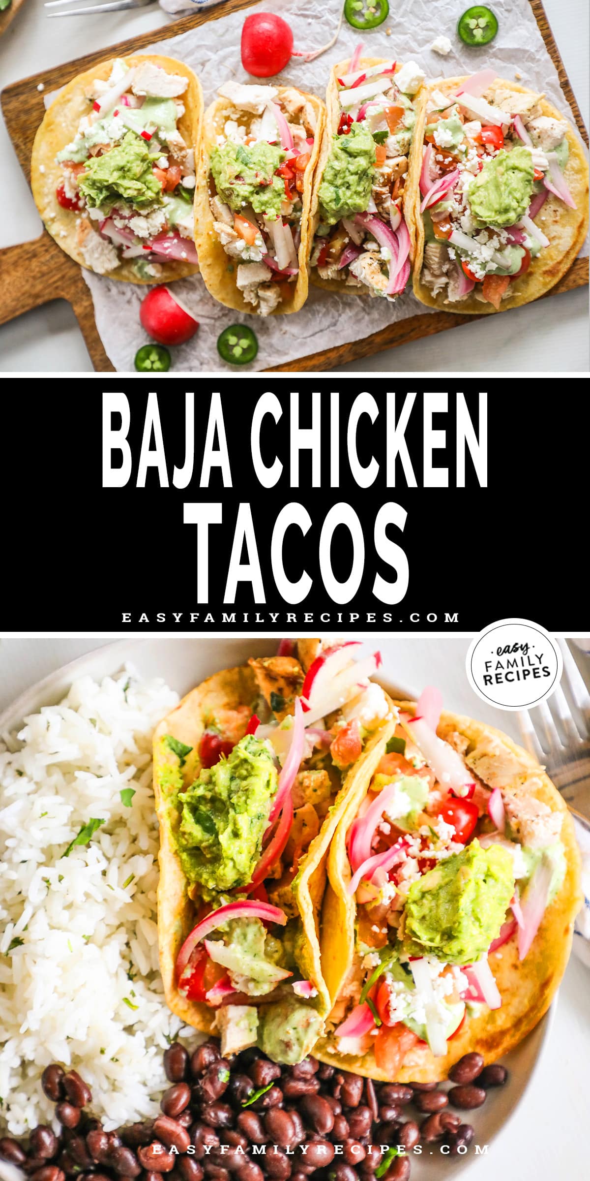 Baja Chicken Tacos · Easy Family Recipes