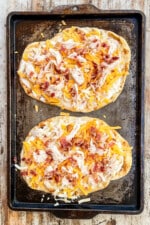 Chicken Bacon Ranch Flatbread · Easy Family Recipes