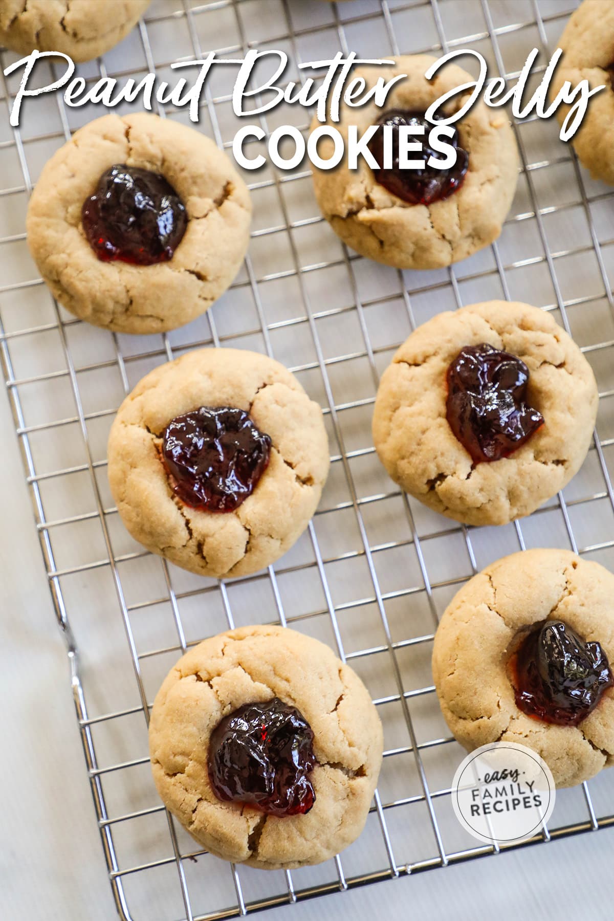 Peanut Butter Jelly Cookies · Easy Family Recipes