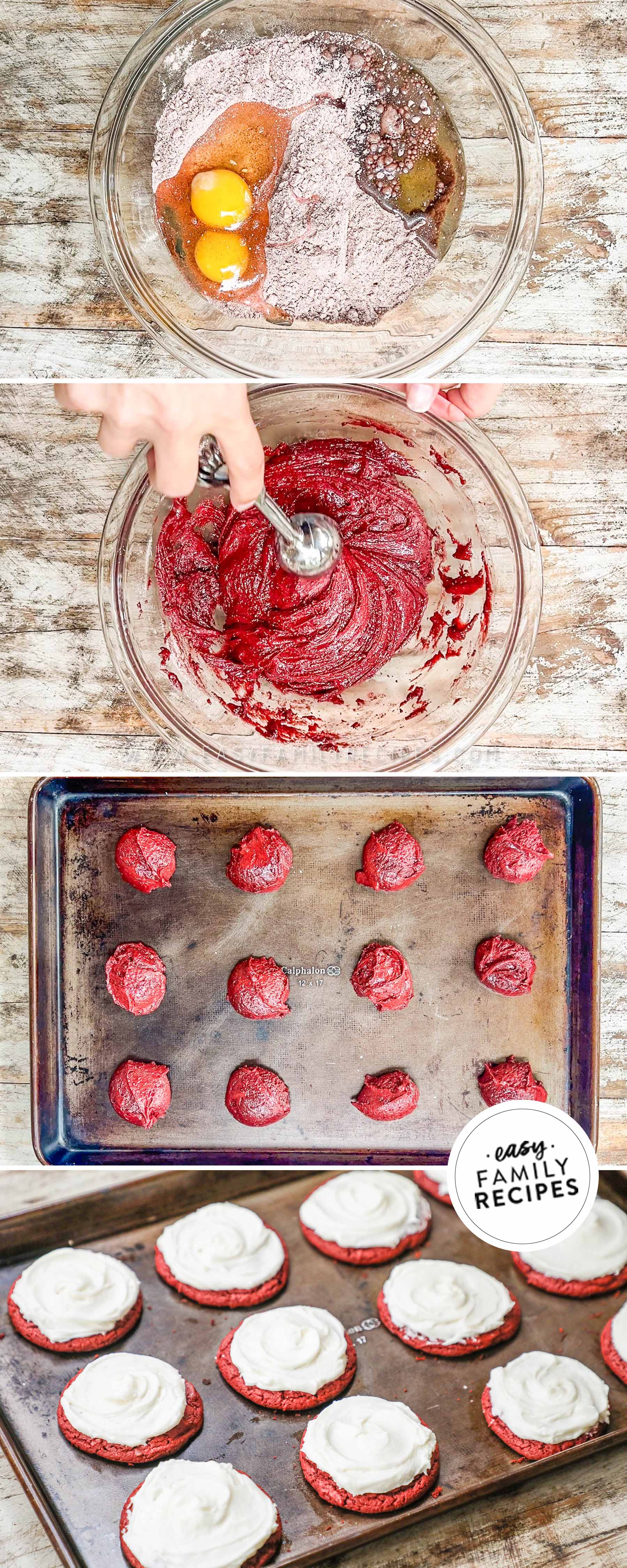 Red Velvet Cookies · Easy Family Recipes