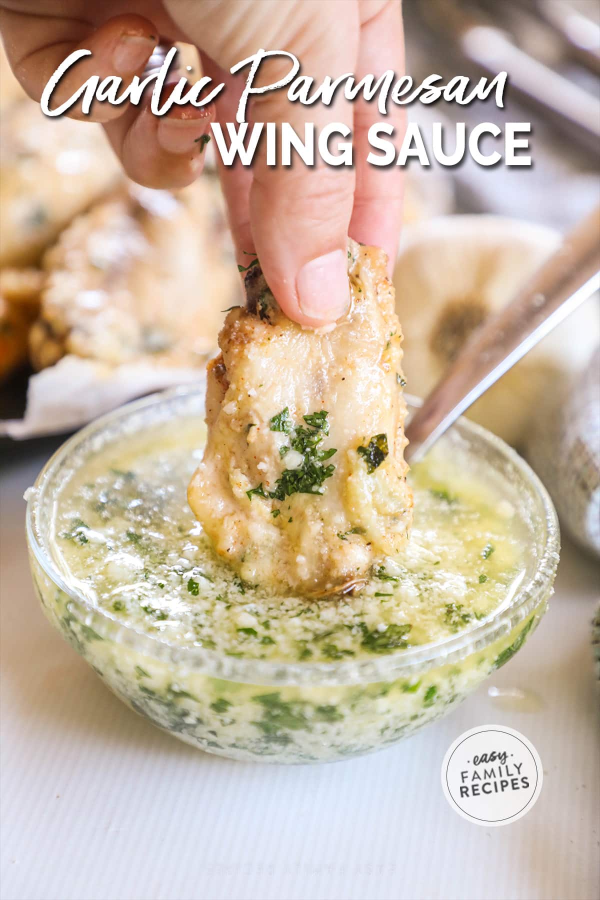 Garlic Parmesan Wing Sauce · Easy Family Recipes
