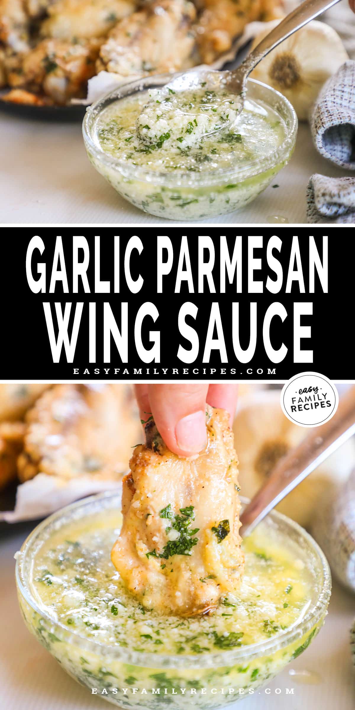 Garlic Parmesan Wing Sauce · Easy Family Recipes