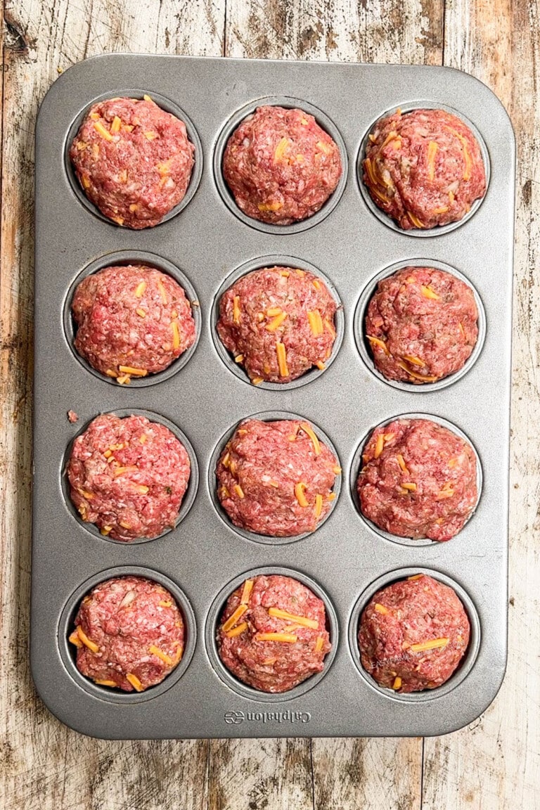Cheesy BBQ Meatloaf Muffins · Easy Family Recipes