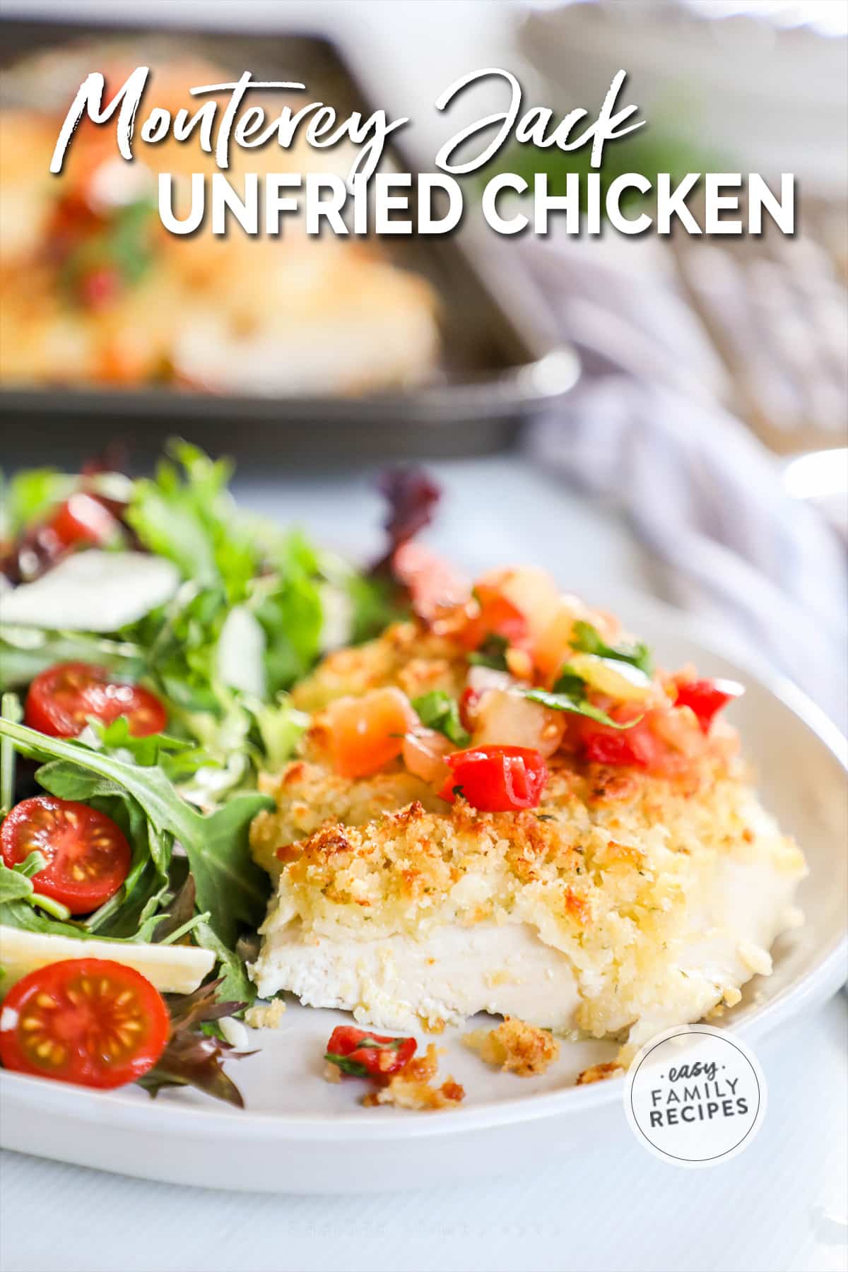 Monterey Jack Unfried Chicken · Easy Family Recipes