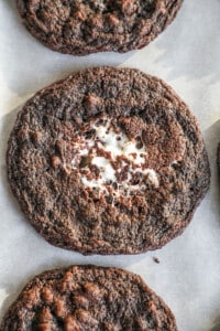 Chocolate Marshmallow Cookies · Easy Family Recipes