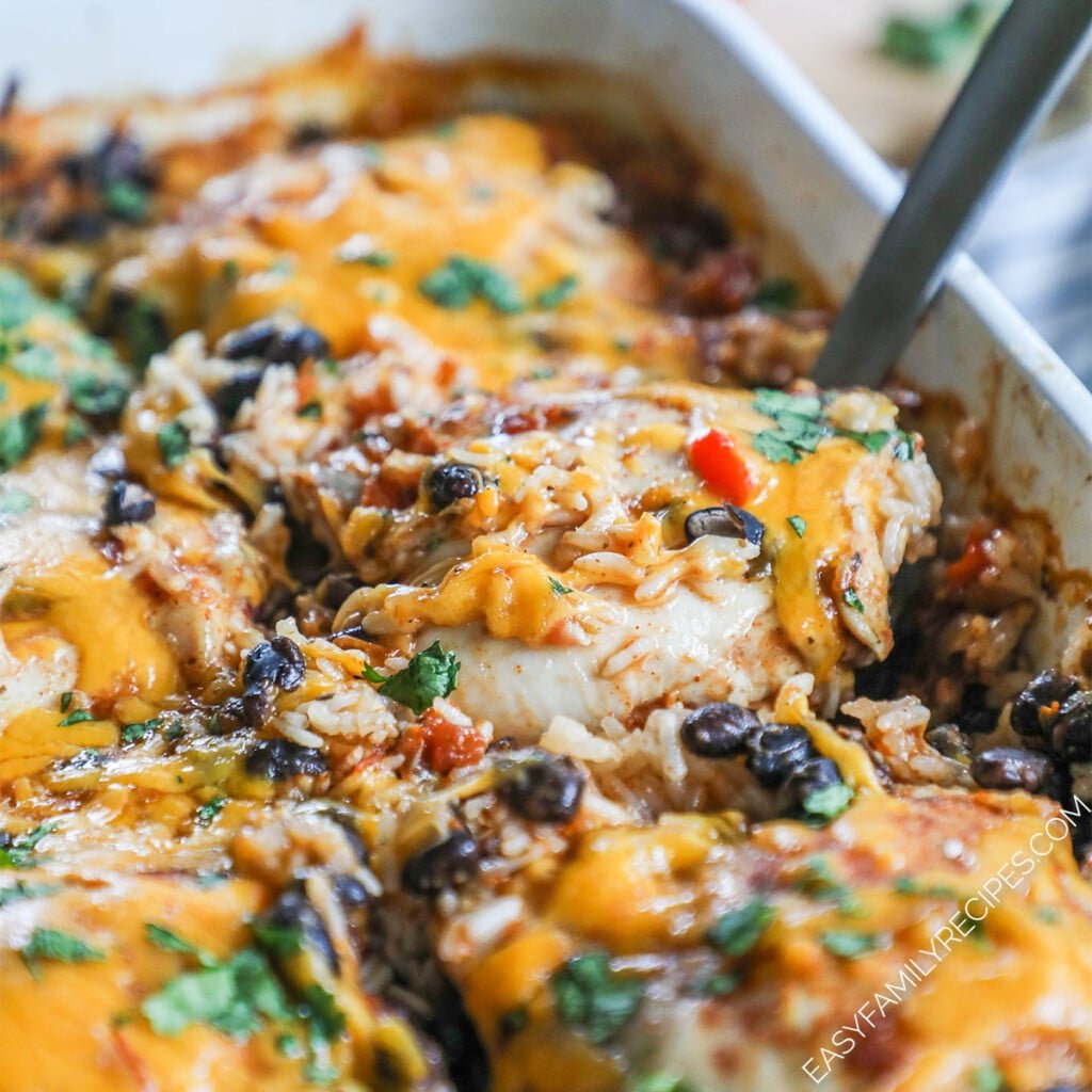 Mexican Chicken and Rice Bake · Easy Family Recipes