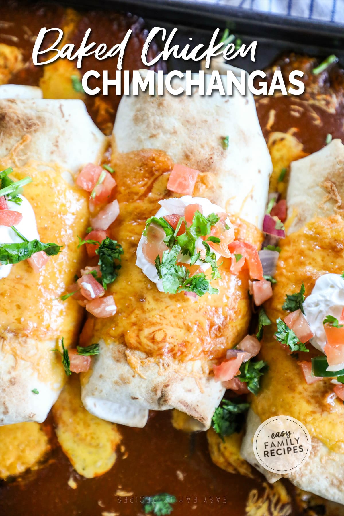 Baked Chicken Chimichangas · Easy Family Recipes