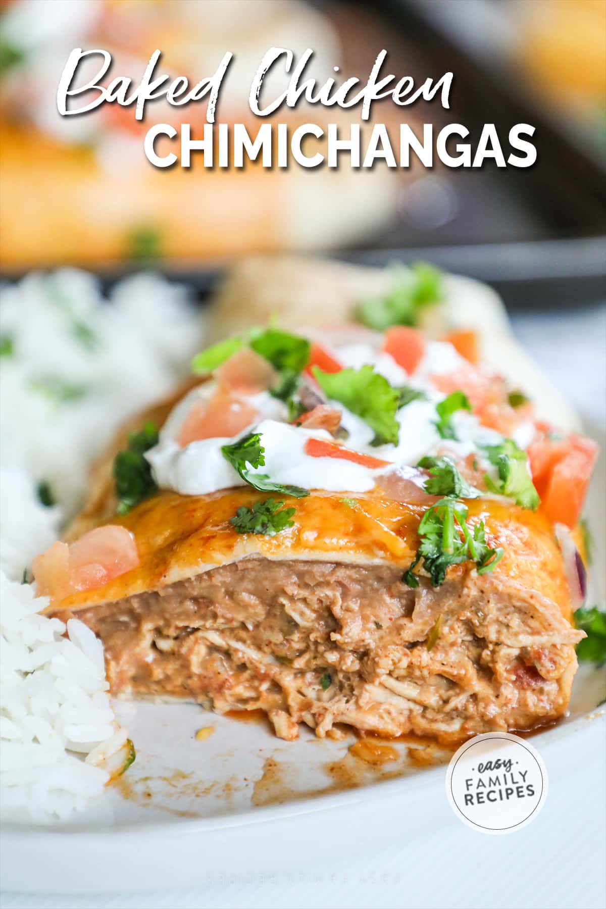 Baked Chicken Chimichangas · Easy Family Recipes