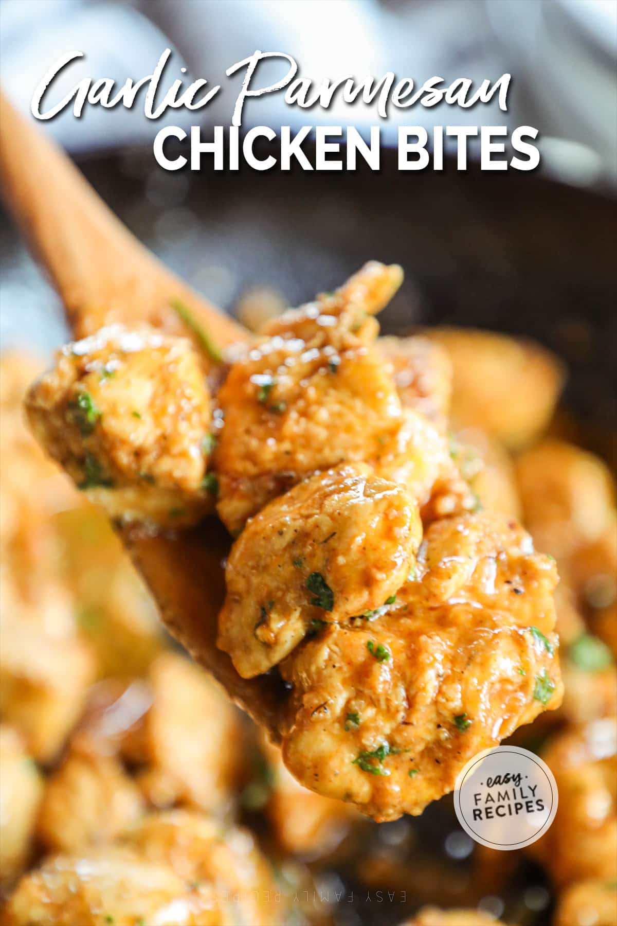 Garlic Butter Chicken Bites · Easy Family Recipes