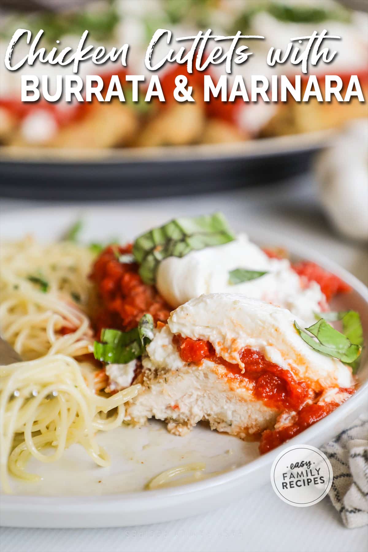 Easy Burrata Chicken Parmesan · Easy Family Recipes