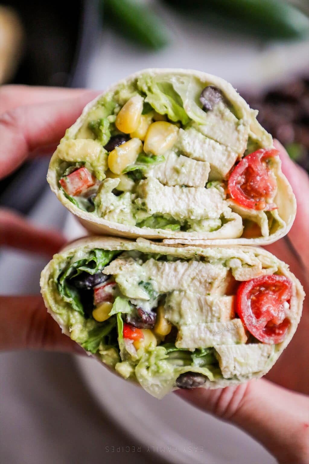 Baja Chicken Wrap · Easy Family Recipes
