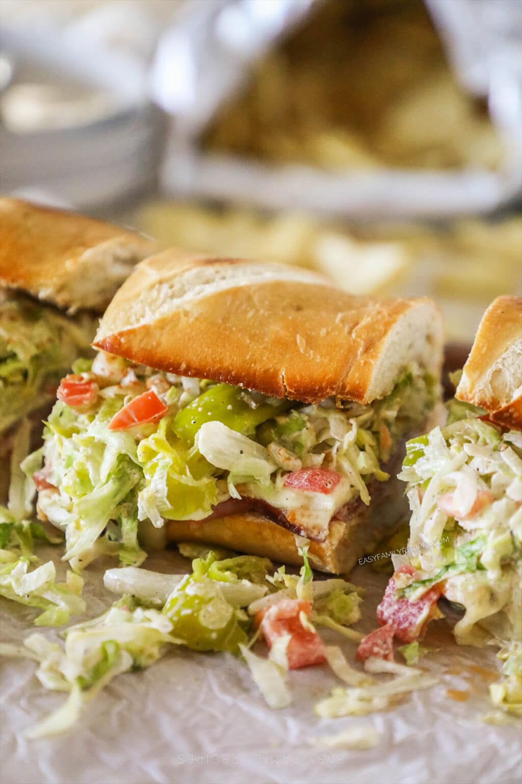 Baked Italian Grinder Sandwiches · Easy Family Recipes