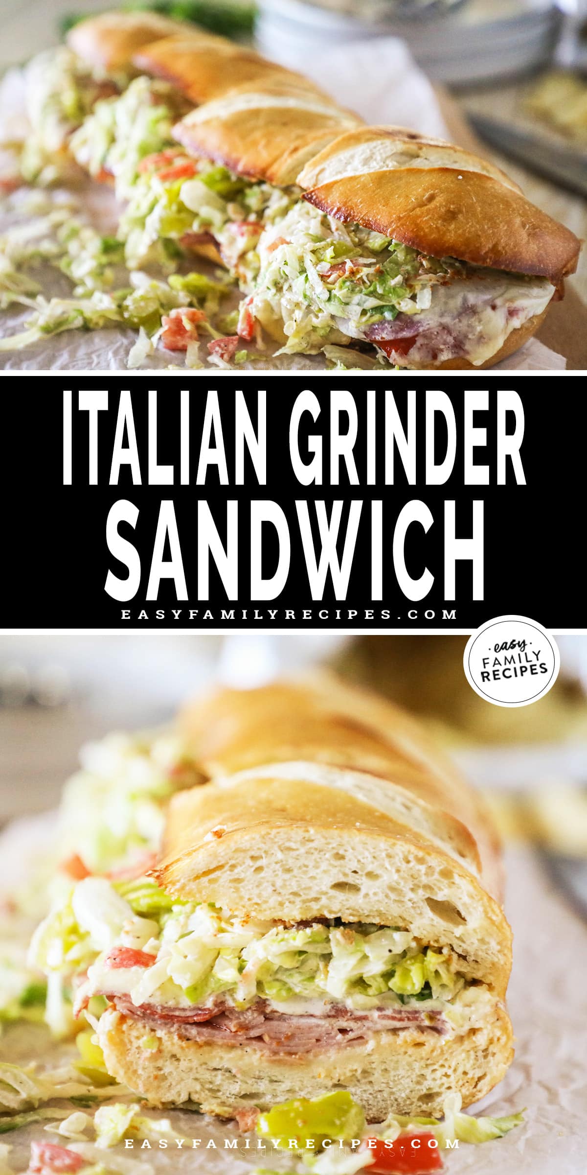 Baked Italian Grinder Sandwiches · Easy Family Recipes