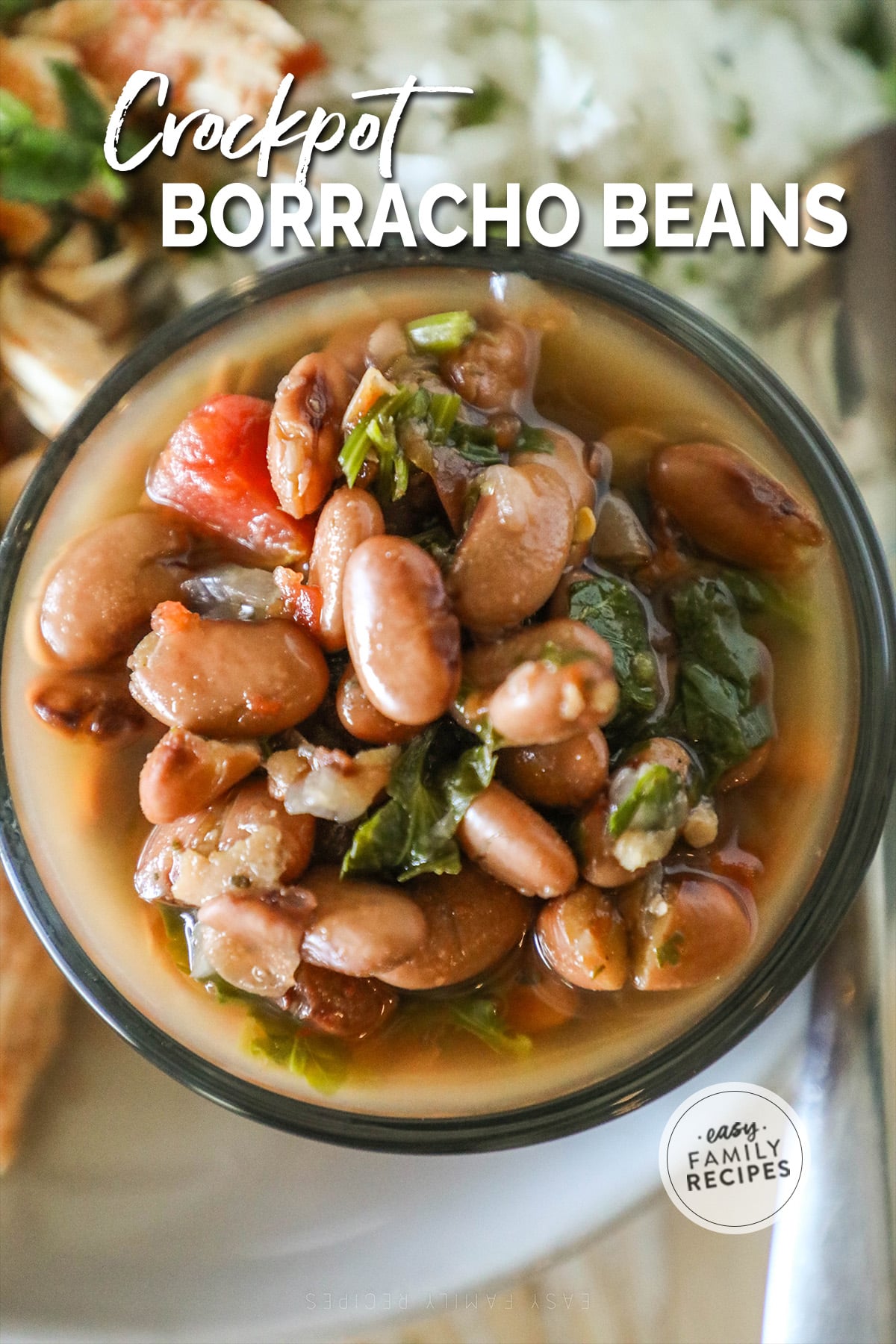 Crockpot Borracho Beans · Easy Family Recipes
