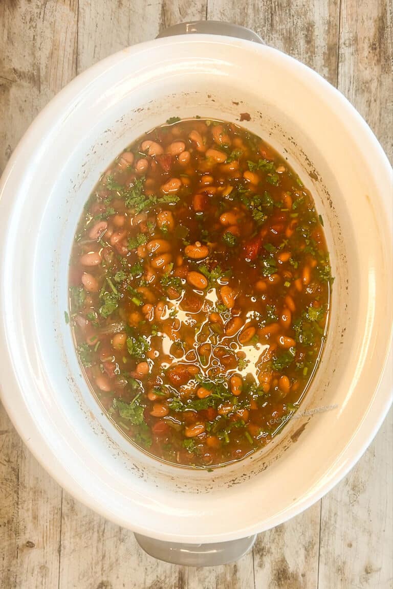 Crockpot Borracho Beans · Easy Family Recipes