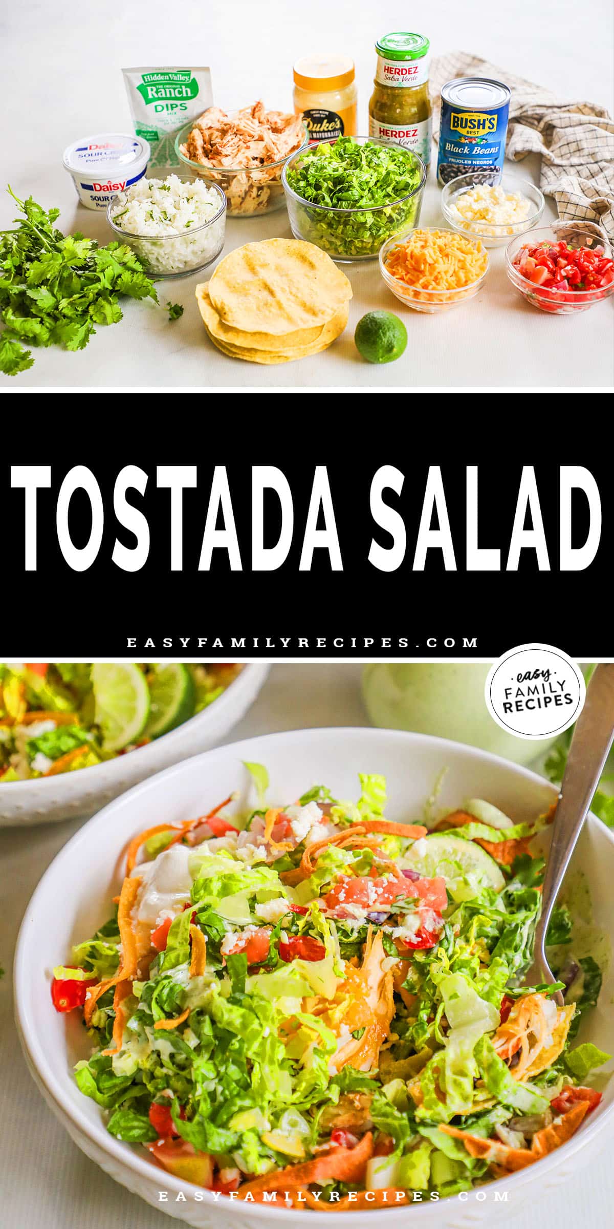Tostada Salad · Easy Family Recipes