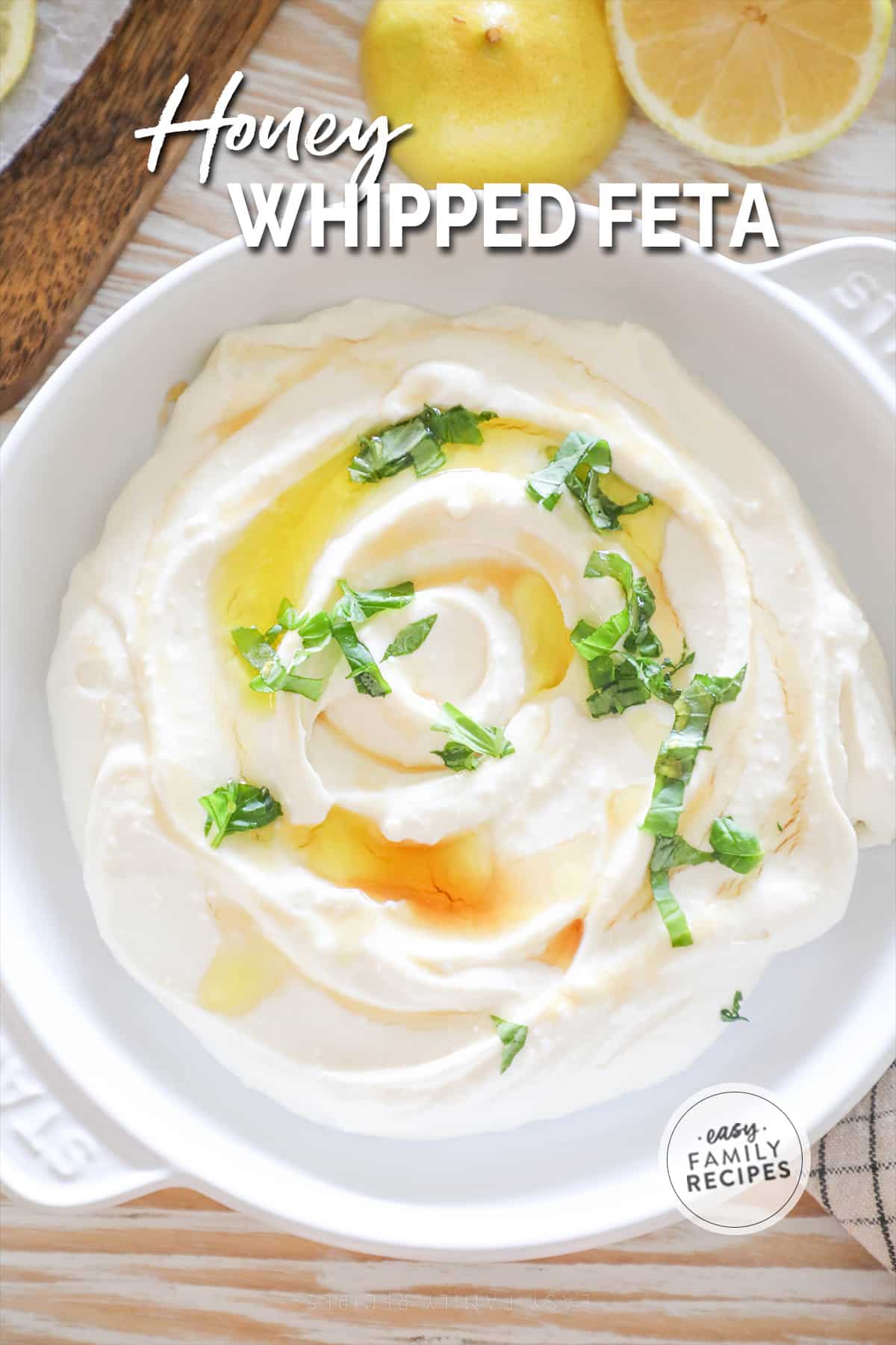 Honey Whipped Feta Dip · Easy Family Recipes
