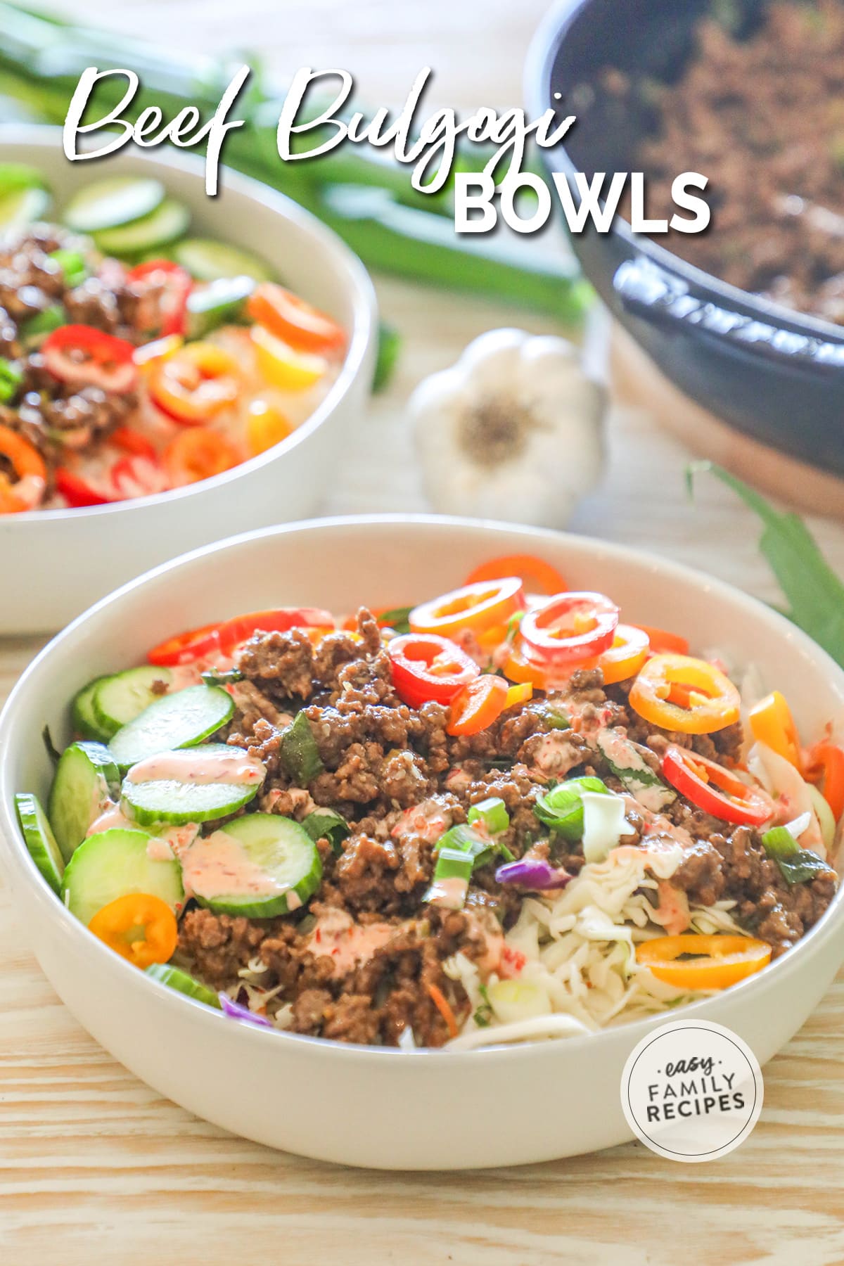 Beef Bulgogi Bowls · Easy Family Recipes