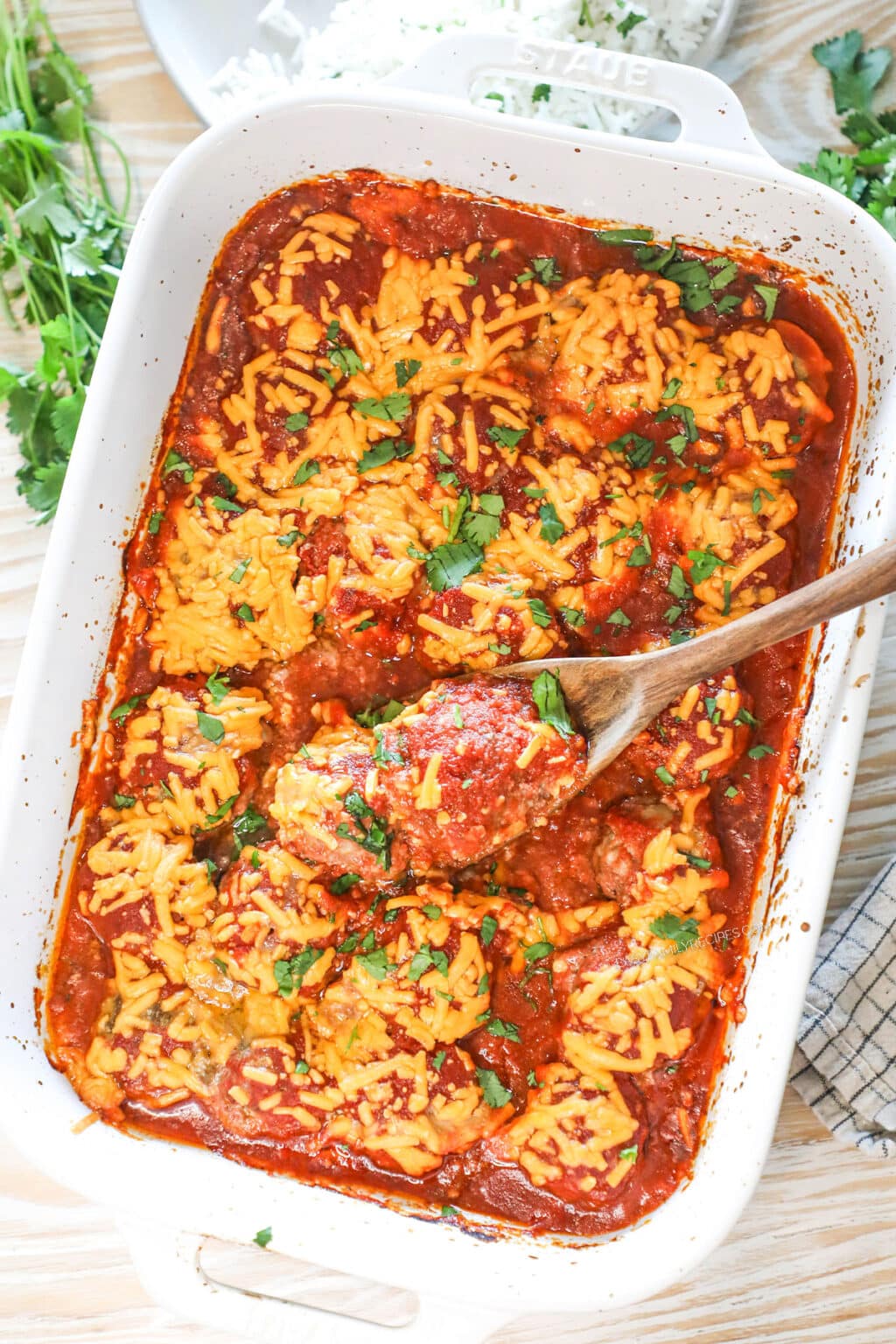 Chili Cheese Meatball Bake · Easy Family Recipes